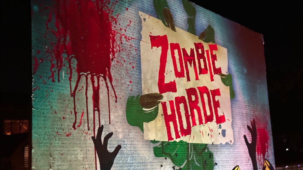 Brand New 2024 Zombie Horde Haunted House at SeaWorld Howl O Scream ...
