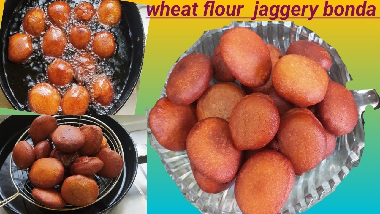 కేవలం కప్పు గోధుమ పీండి& బెల్లం తో ఇలా ఈజీగా స్వీట్ బోండాలు చేసుకోండి 👌 ...