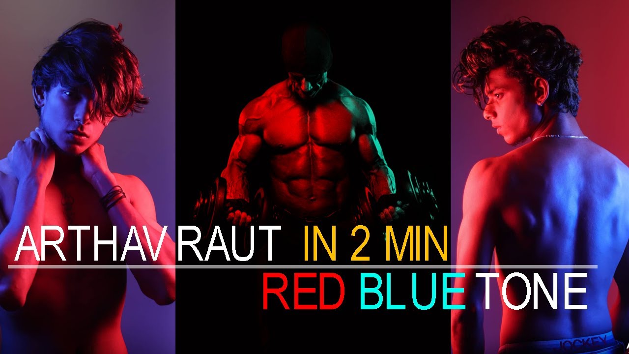 RED Blue Tone || New Concept Photo Editing 🔥 || Picsart Photo Editing ...