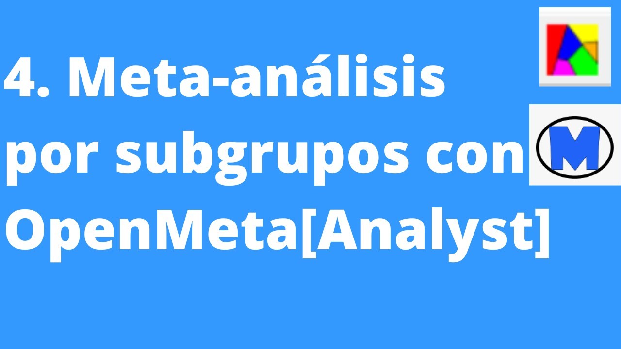 Meta análisis por subgrupos - YouTube