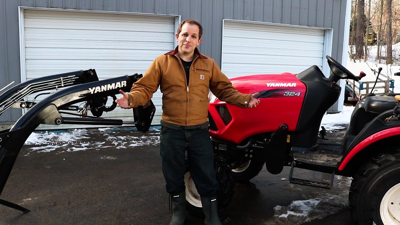 Removing the Front End Loader on my Tractor - YouTube