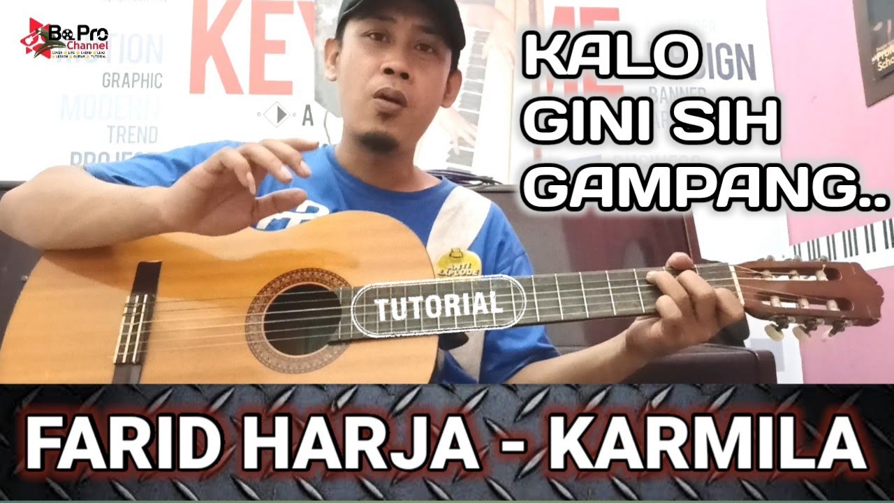 farid harja - karmila chord gitar tutorial | mudah dan simpel - YouTube