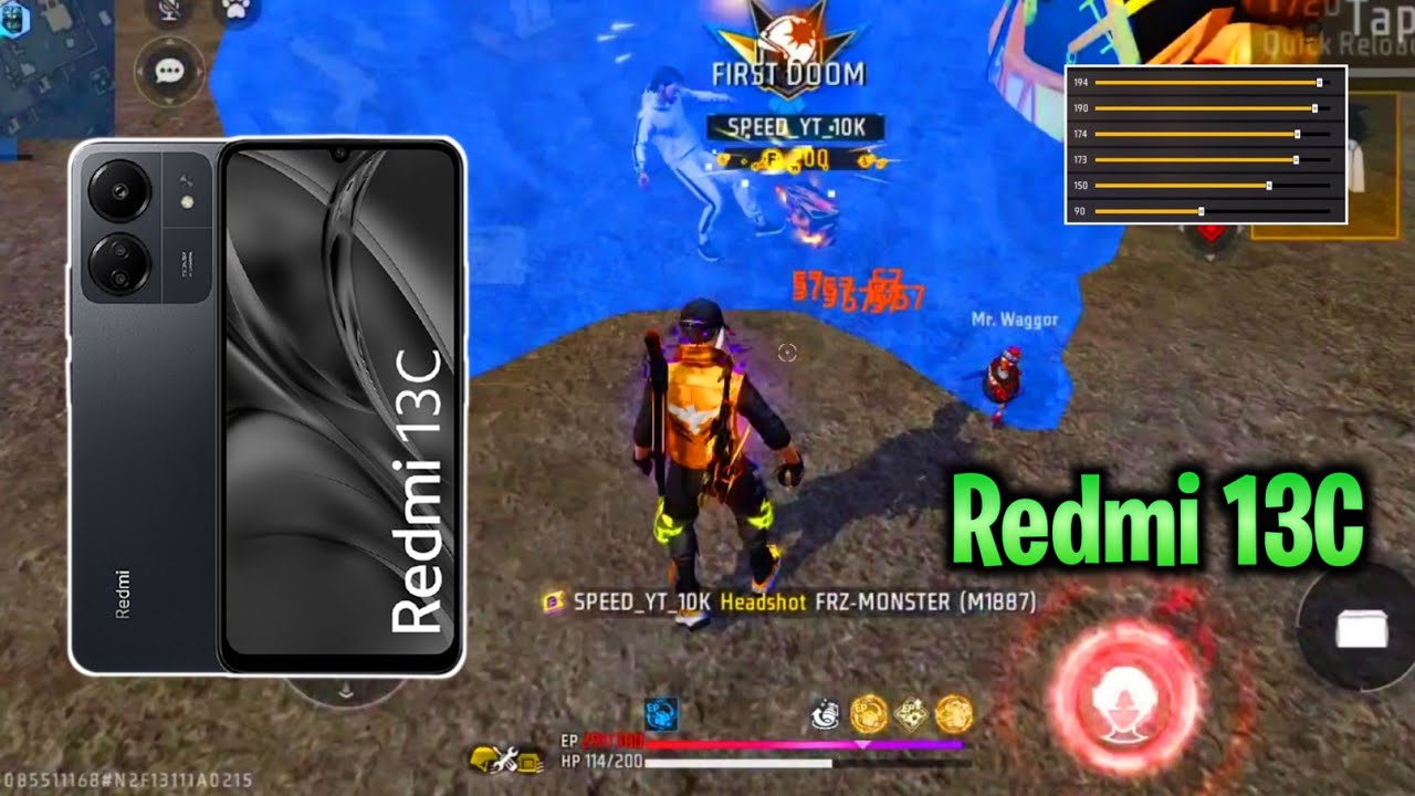 Redmi 13C Free fire Sensi + Hud + Dpi | Redmu 13c Free fire Headshot ...