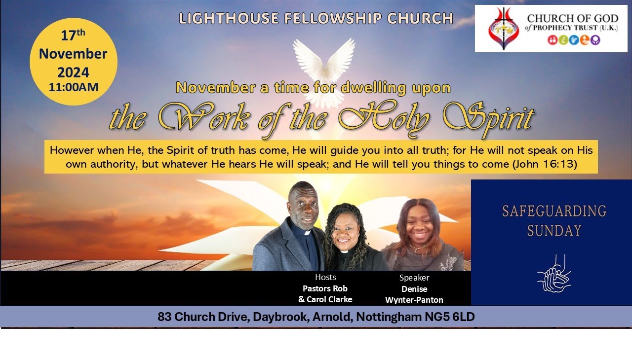 LightHouse Fellowship Safeguarding Service - 17th November 2024 - YouTube