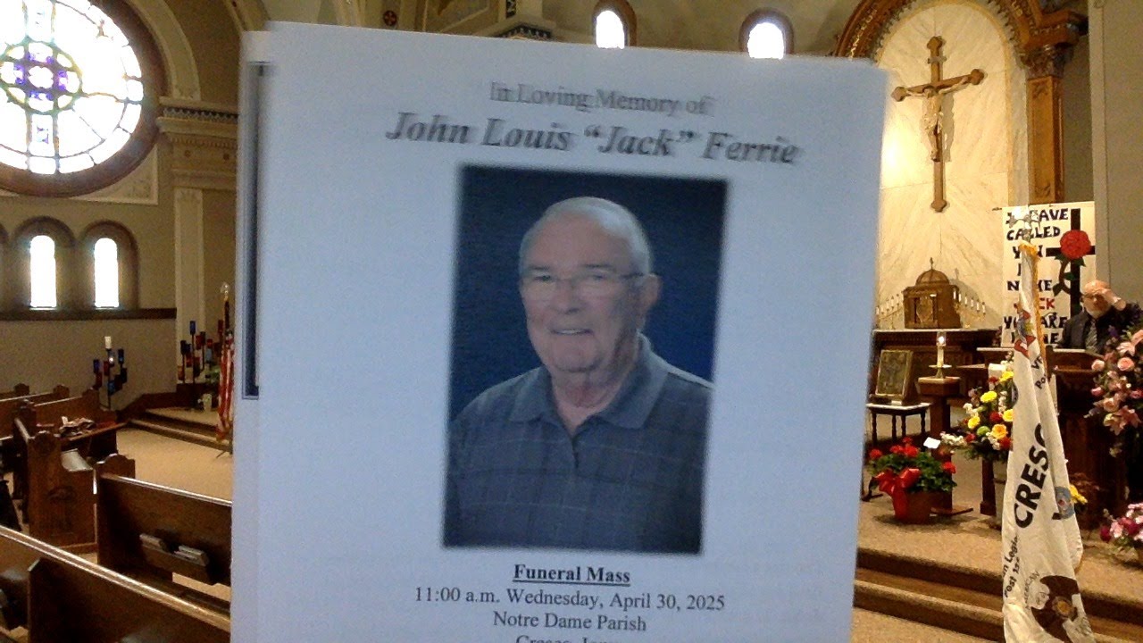 Mass of Christian Burial for John Louis "Jack" Ferrie - YouTube