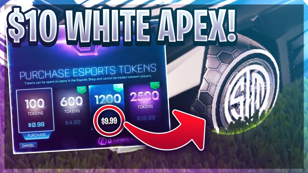 THE *NEW* $10 WHITE APEX COMING TO ROCKET LEAGUE! - YouTube