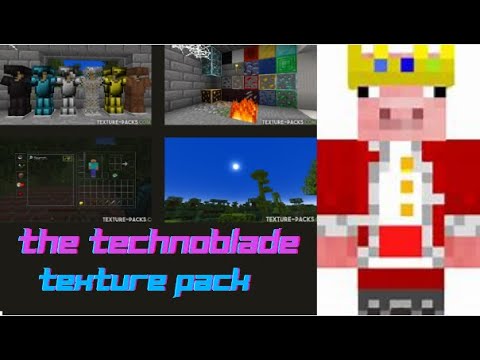 How To Get The Technoblade Texture Pack In Minecraft 1.19 - YouTube