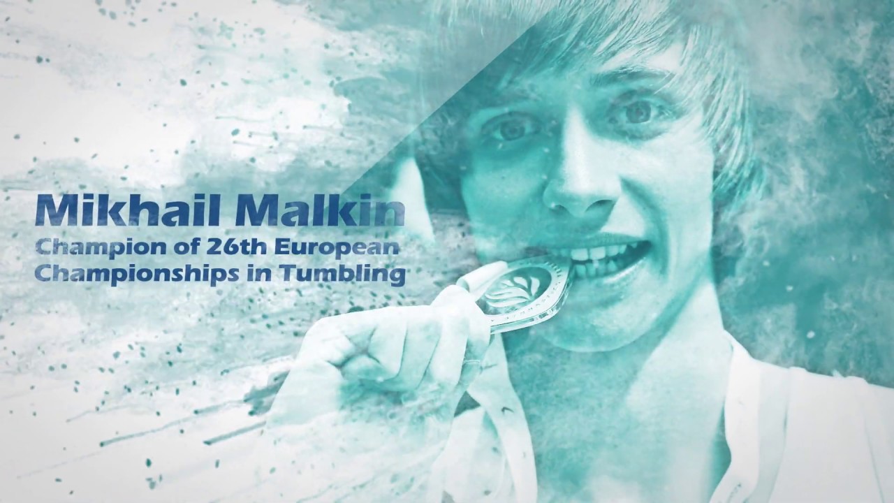 Champion of 26th European Championships in Tumbling Mikhail Malkin ...