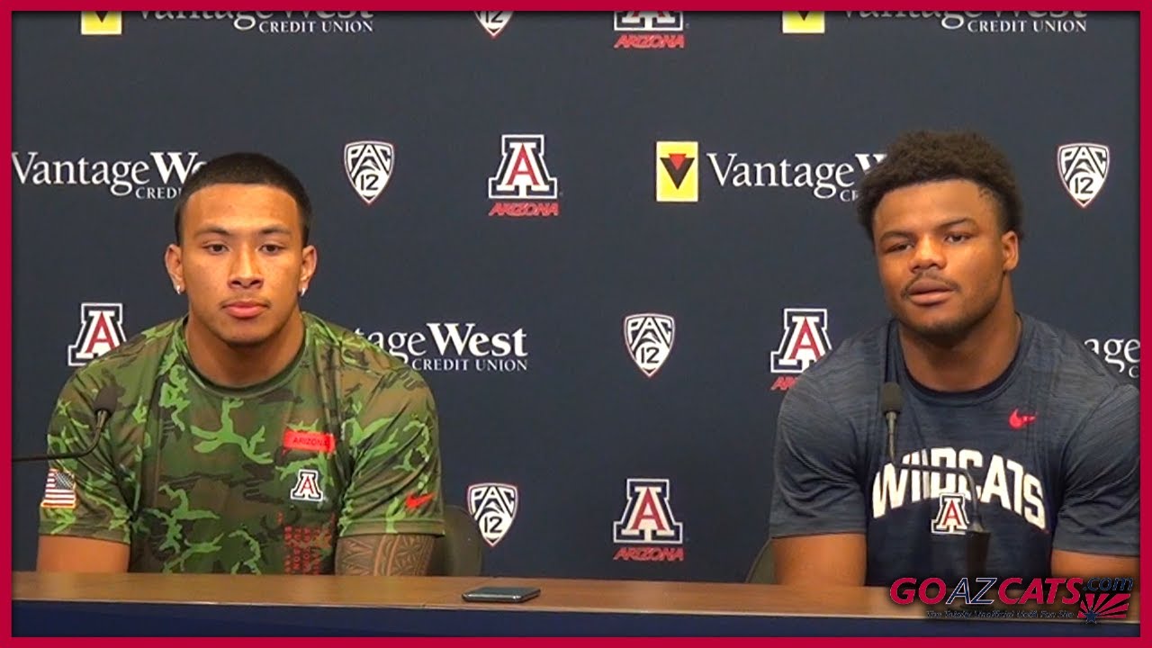 Michael Wiley & Jacob Manu talk after Arizona's loss to Wazzu ...