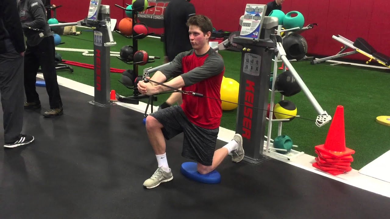 1:2 Kneeling Anti Rotation Press Out - YouTube
