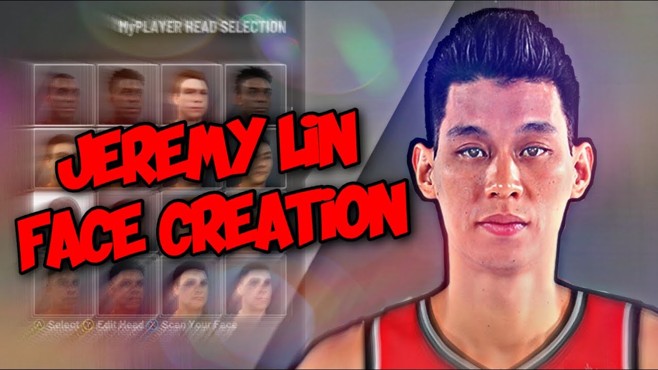 JEREMY LIN FACE CREATION TUTORIAL NBA 2K21 - YouTube