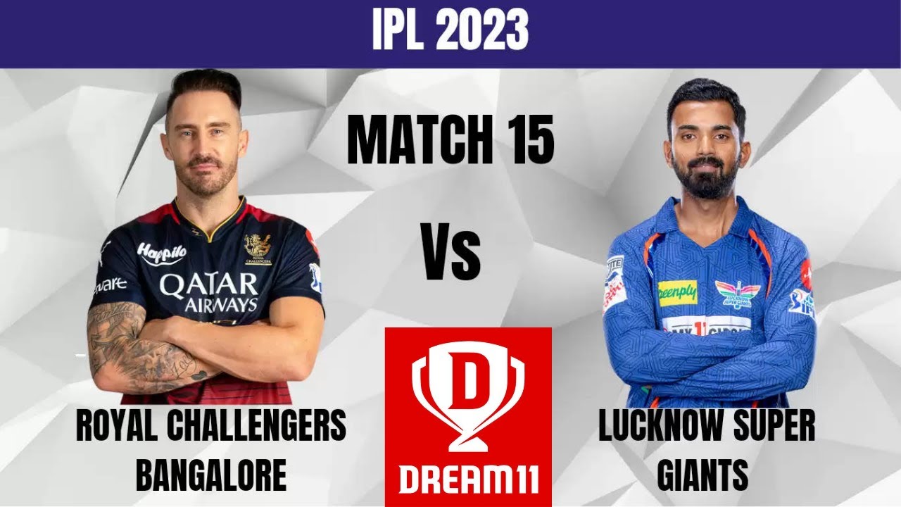 Rcb vs Lkn Dream 11 prediction| Rcb vs Lkn team| Today ipl match| Today ...