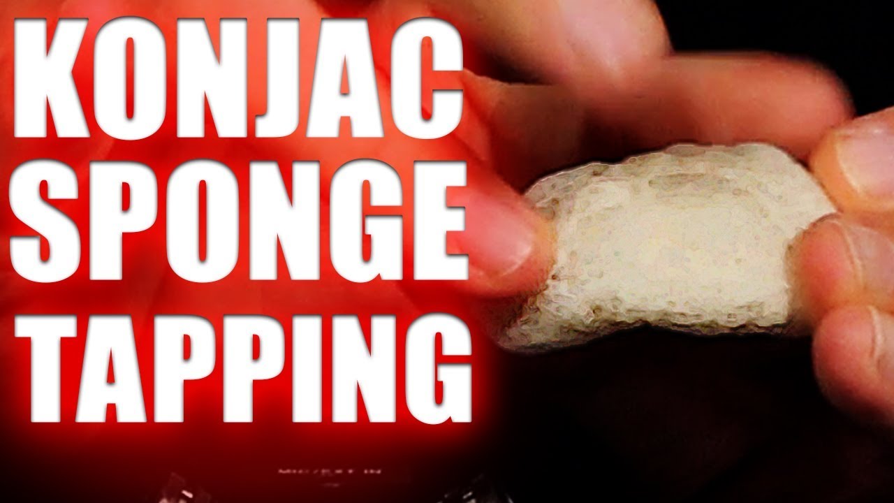 ASMR | Dry Konjac Sponge Tapping | NO TALKING | 1 Hour - YouTube