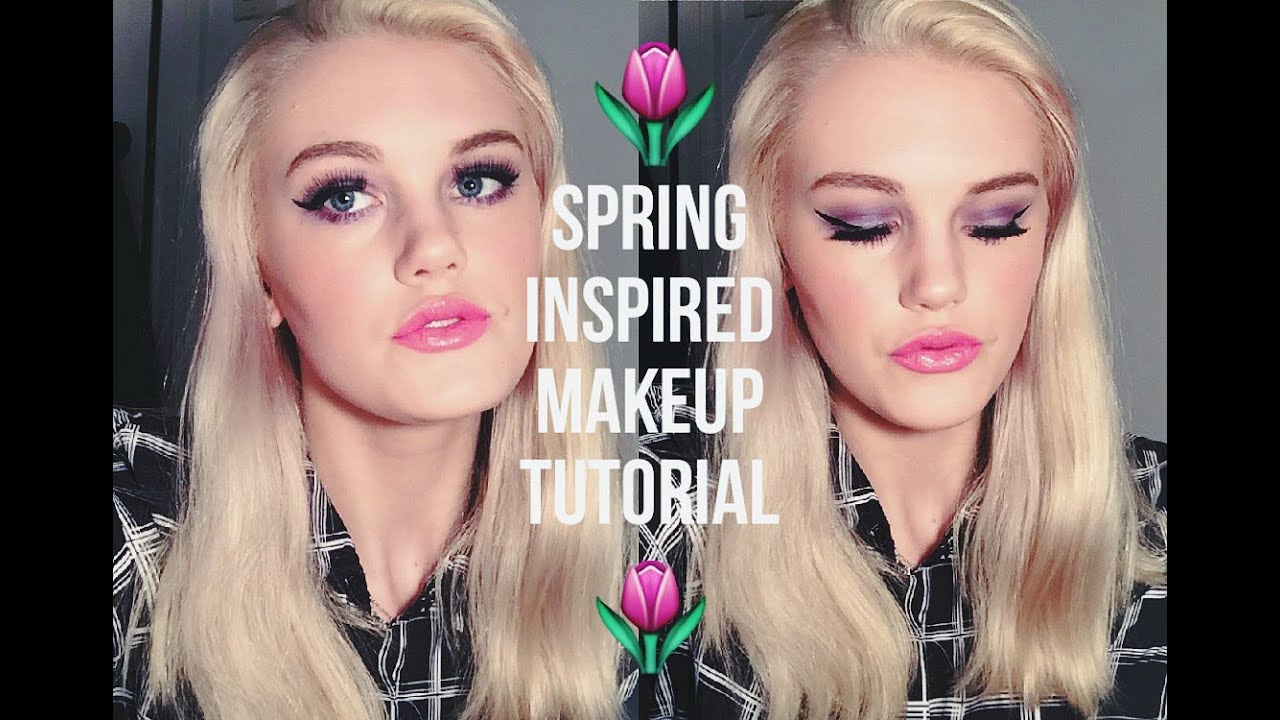 Spring Inspired Makeup Tutorial | Mattie Cox - YouTube