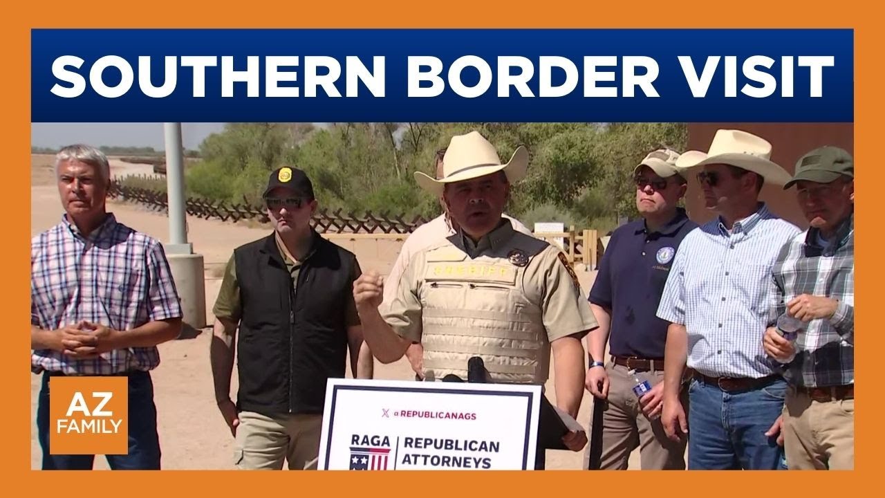 GOP leaders visit Arizona's southern border - YouTube