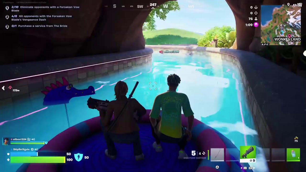 Playing fn grinding quests - YouTube