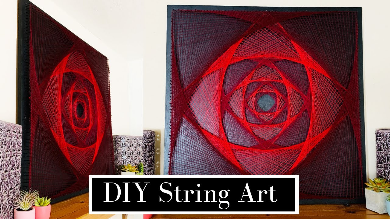 Rose Shaped, 3d- Mandala String Art | String Art Made Easy | Step-by ...