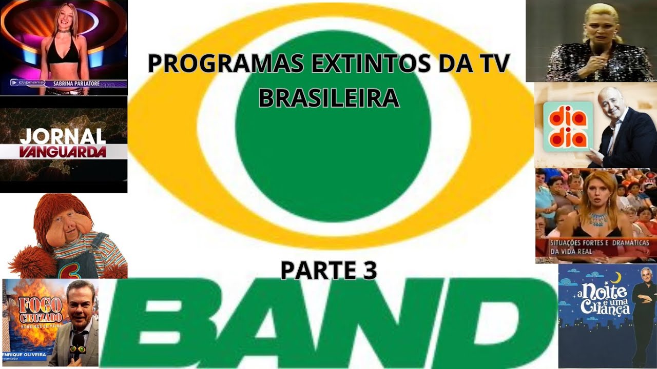 Programas Extintos da TV Brasileira Rede Bandeirantes - Parte 3 - YouTube