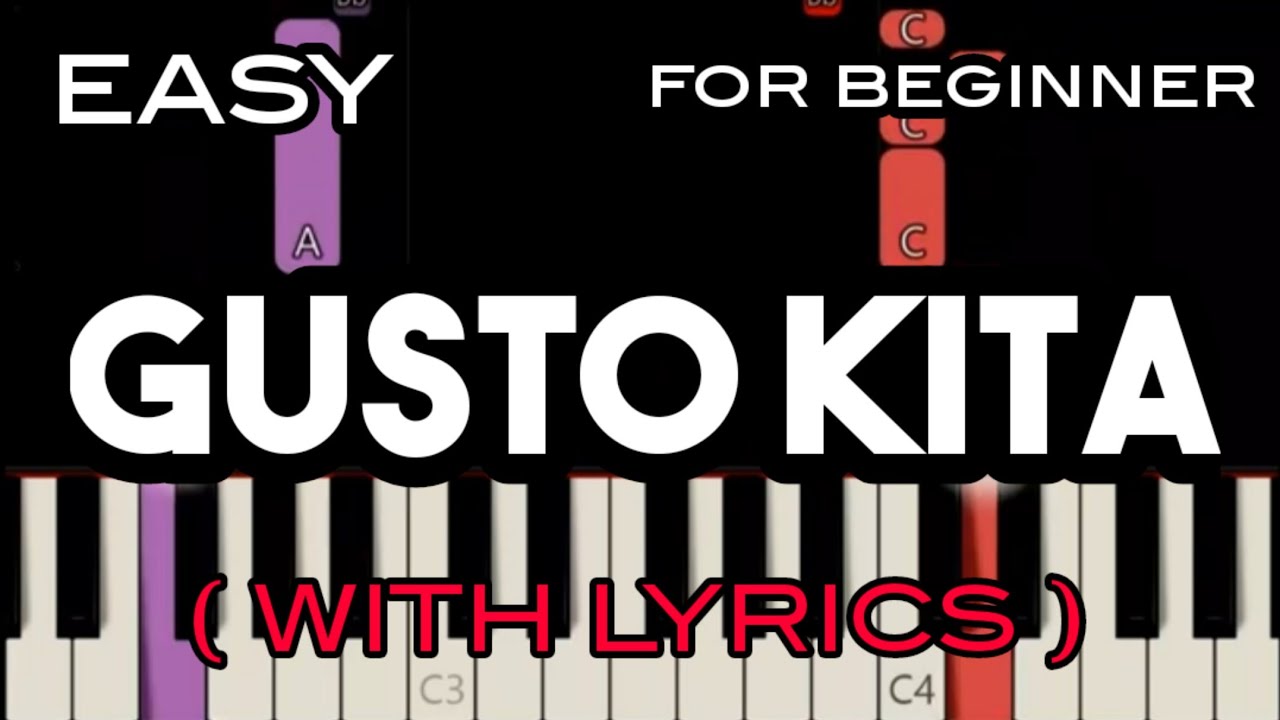 GUSTO KITA ( LYRICS ) - GINO PADILLA | SLOW & EASY PIANO - YouTube