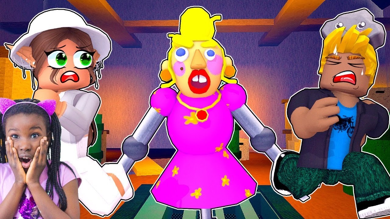 Roblox Escaping Our Evil Step Mom Youtube