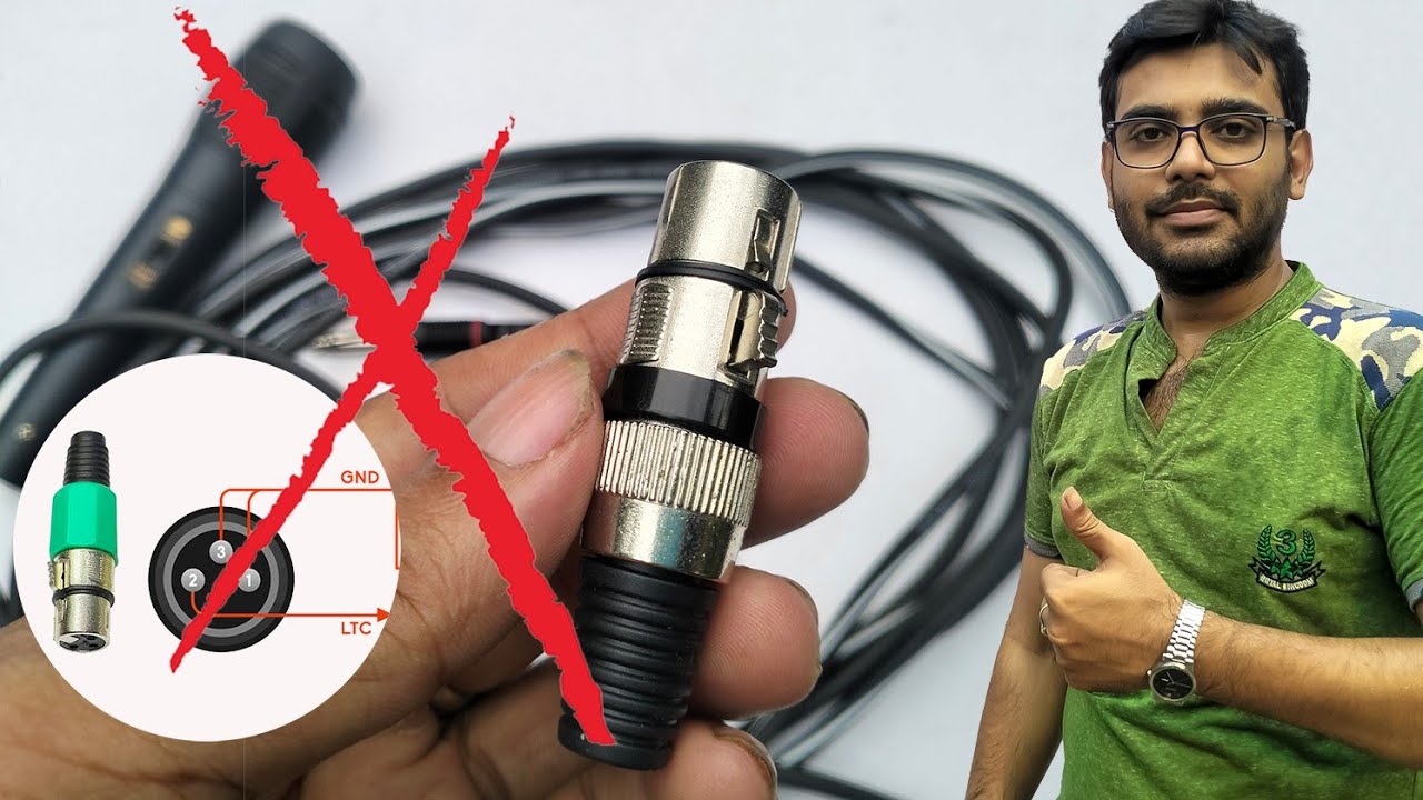 XLR Microphone Repair 🎤 XLR Dynamic Microphone - YouTube