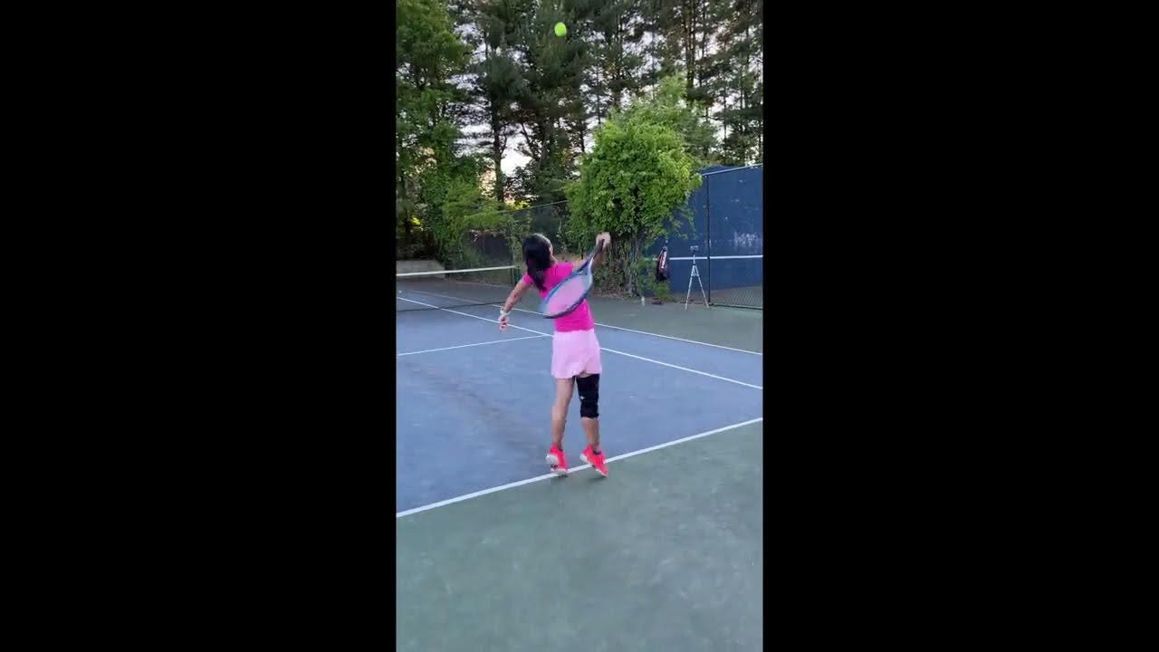 Tennis Serve Practice - YouTube