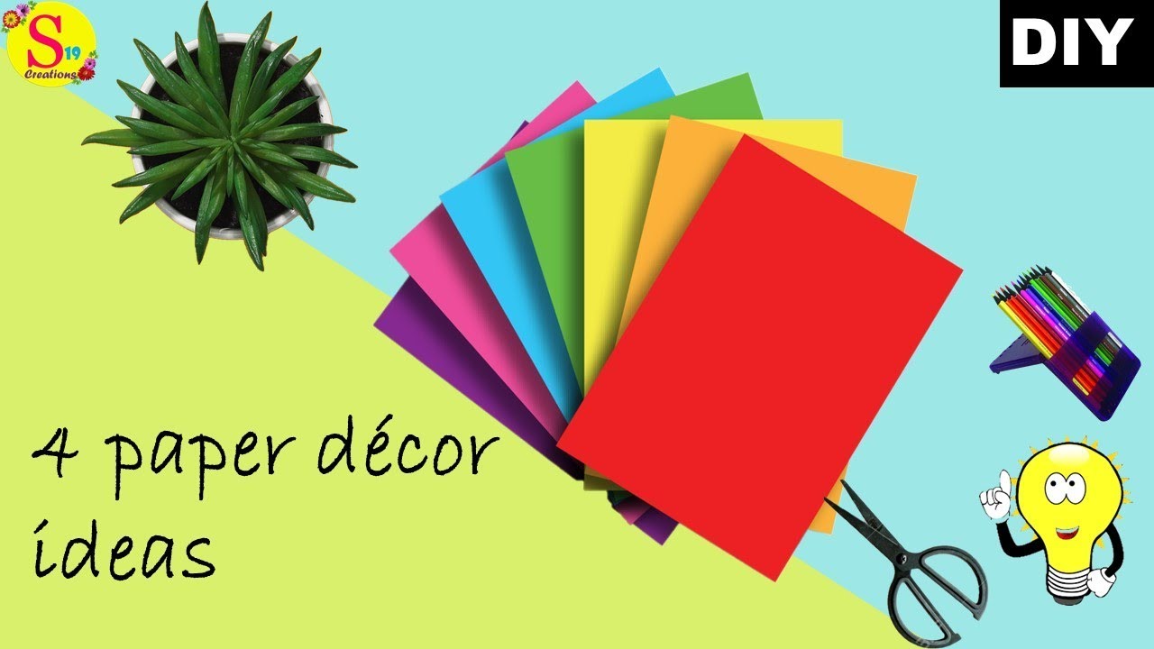 4 cool paper decor ideas | rental apartment decor ideas using paper ...