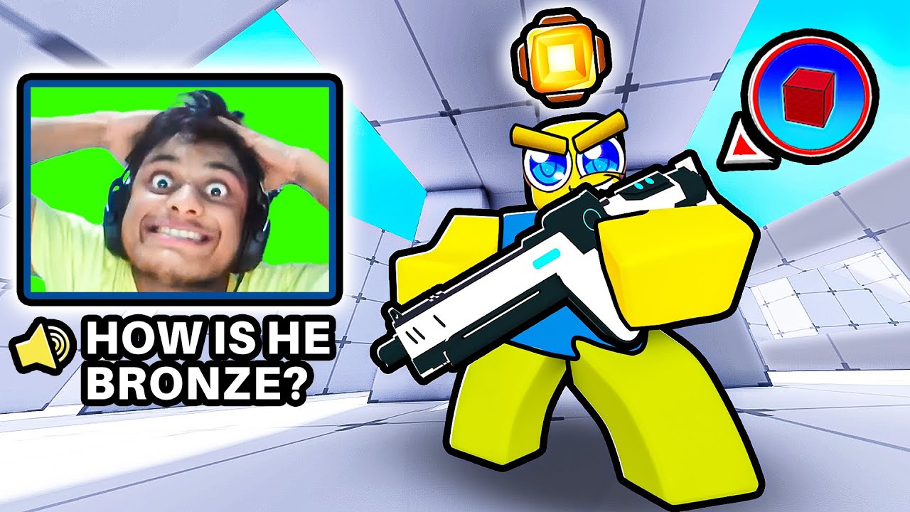 I went UNDERCOVER as a BRONZE PLAYER in Roblox Rivals... - YouTube