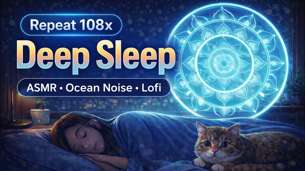 Try This Before Bed | Ocean Mantra ASMR 108x Repetition 🌙 | Lofi Sleep ...