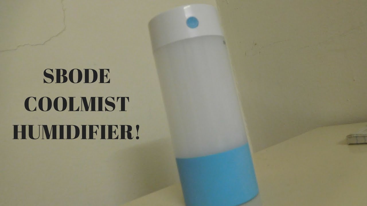 SBODE USB PORTABLE COOL MIST HUMIDIFIER! - YouTube