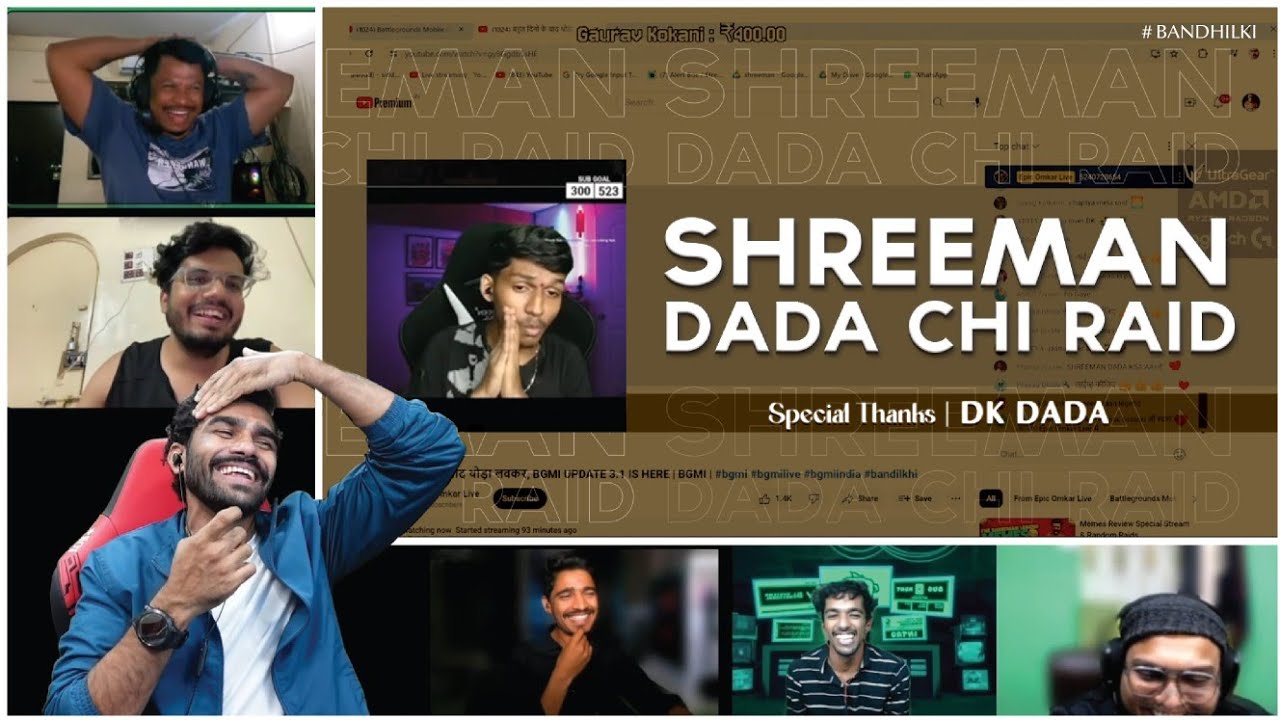 Shreeman Dada Chi Raid, आनंद गगनात मावेना! @shreemanlegendliveofficial ...