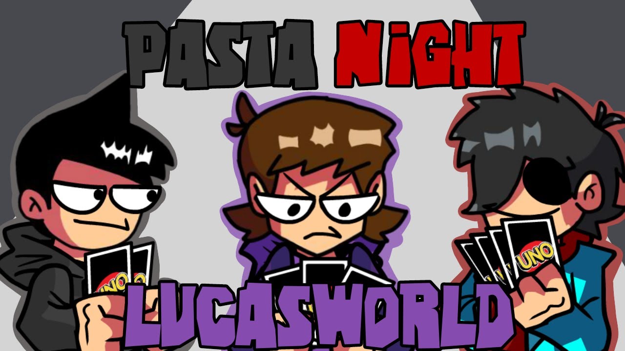 [FNF] Pastel Night//Pasta Night but lucasworld sing it - YouTube