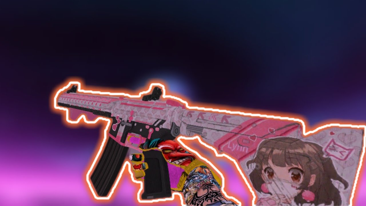 M4A4 - PINK ANIME SKIN || STRIKE PORT DESTRUCTION || SHARE & SHOWCASE ...
