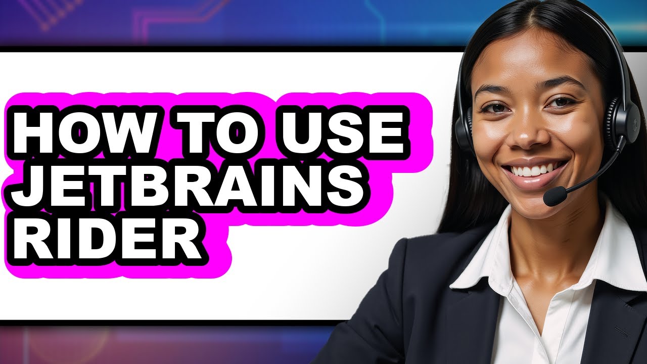 How to Use Jetbrains Rider (easy Method) - YouTube