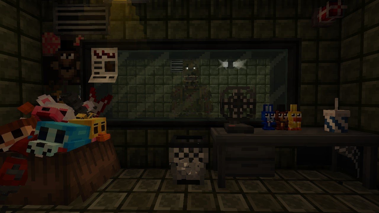 FNAF 3 MINECRAFT MAP DOWNLOAD BEDROCK - YouTube