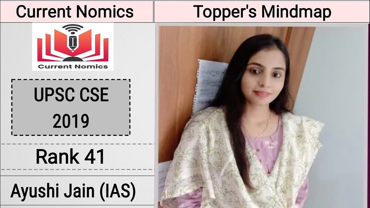 UPSC Topper 2019 Timetable & Strategy | Rank 41 | Ayushi Jain | Toppers ...