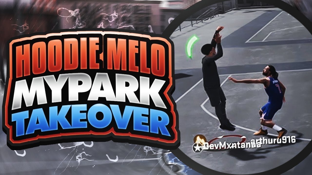 98 OVERALL HOODIE MELO CATCHES FIRE ON NBA 2K18 PARK! CLUTCH GAME ...