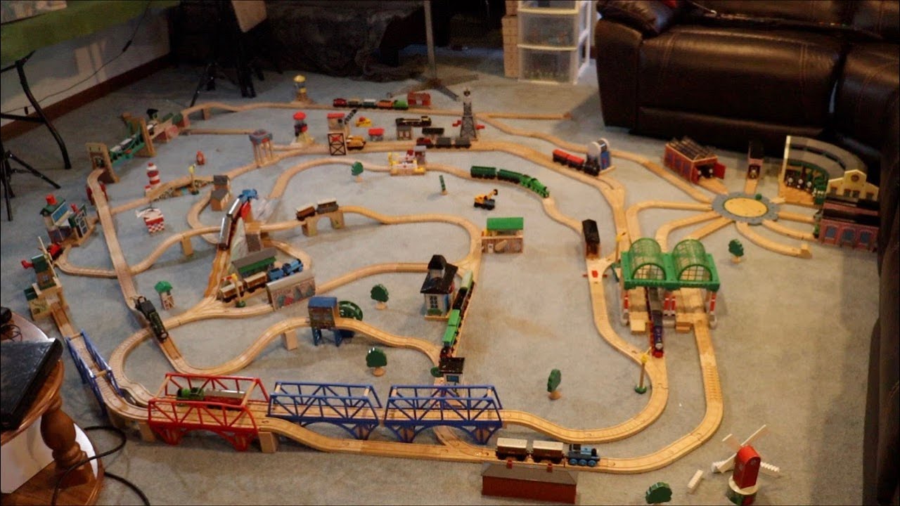 Thomas Wooden Railway Layout Tour - YouTube