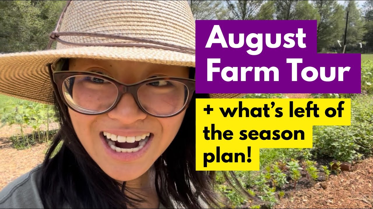 August Farm Tour & What's Left of the Season Plan! - YouTube