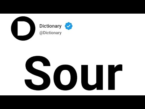 Sour Meaning In English - YouTube