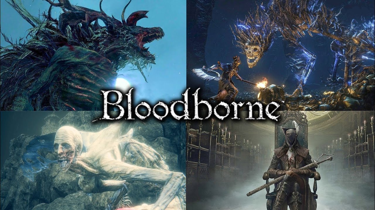 BLOODBORNE ALL BOSSES (1440P 60FPS PS5) - YouTube