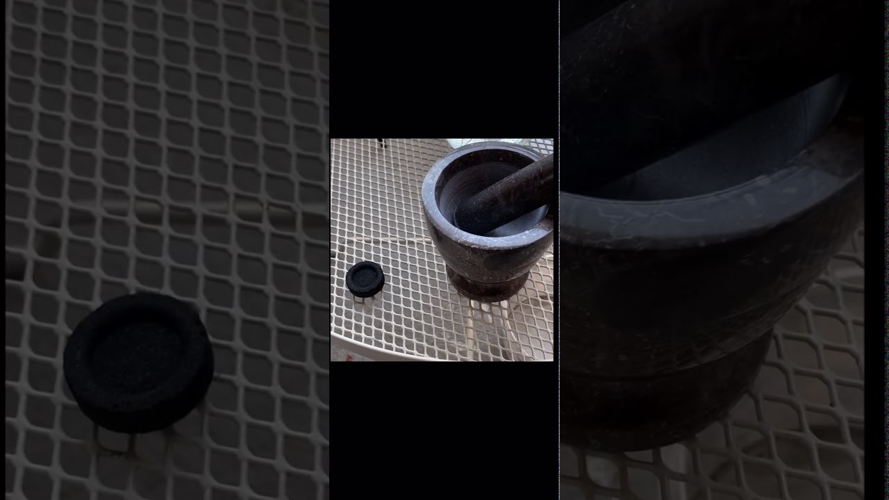 How to Make Black Ink Using Charcoal - YouTube