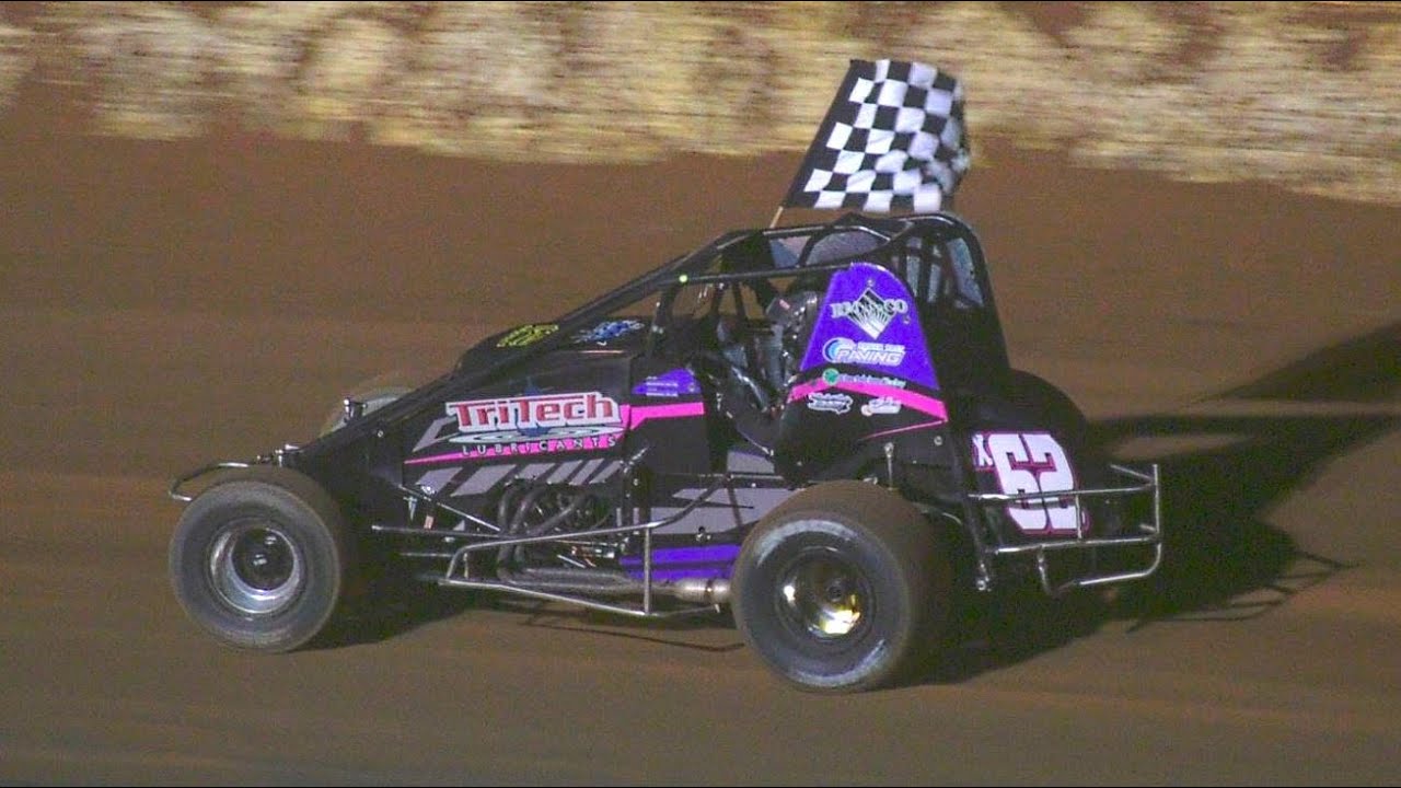 Wingless Sprints Gold Cup Final Laang Speedway 4-3-2023 - YouTube