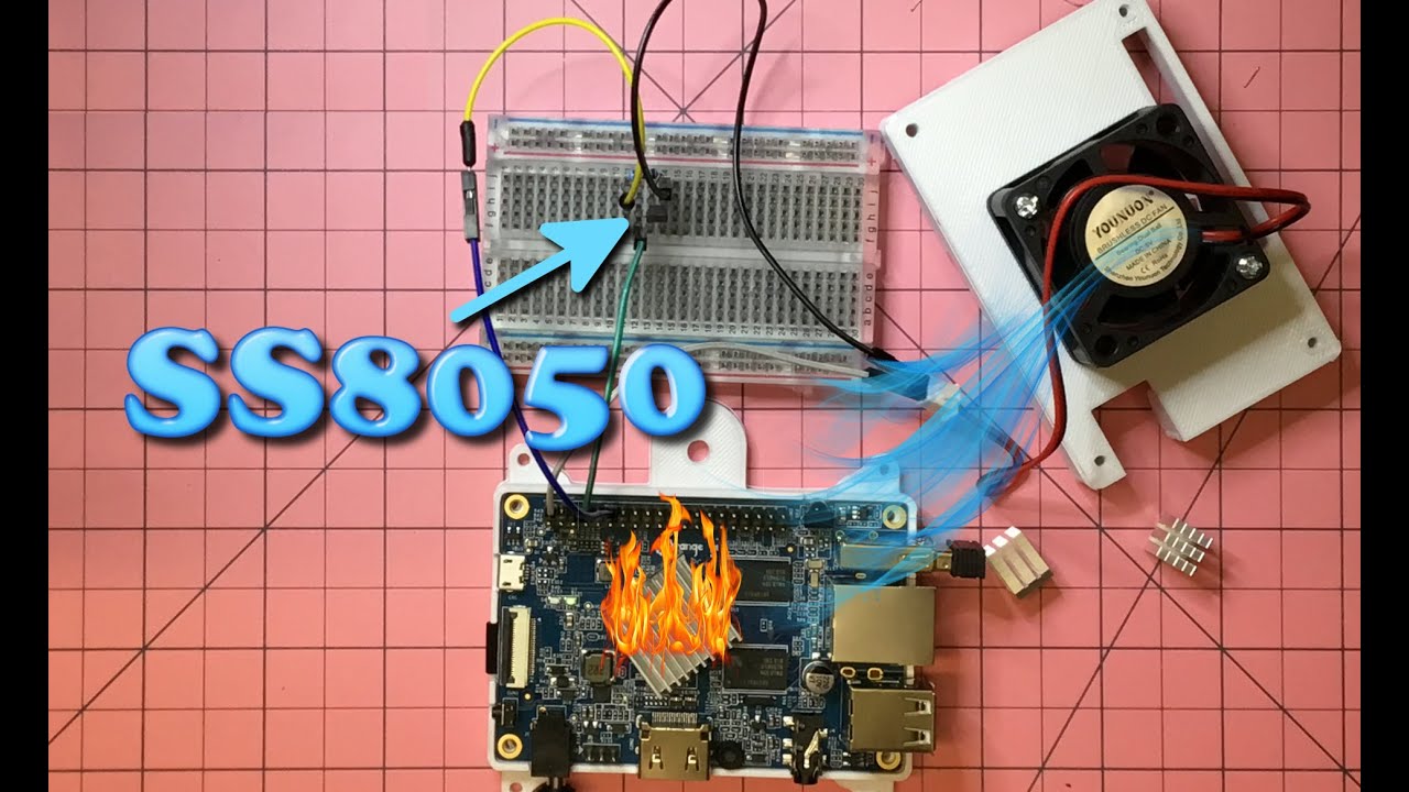 CPU fan for Orange Pi PC - YouTube