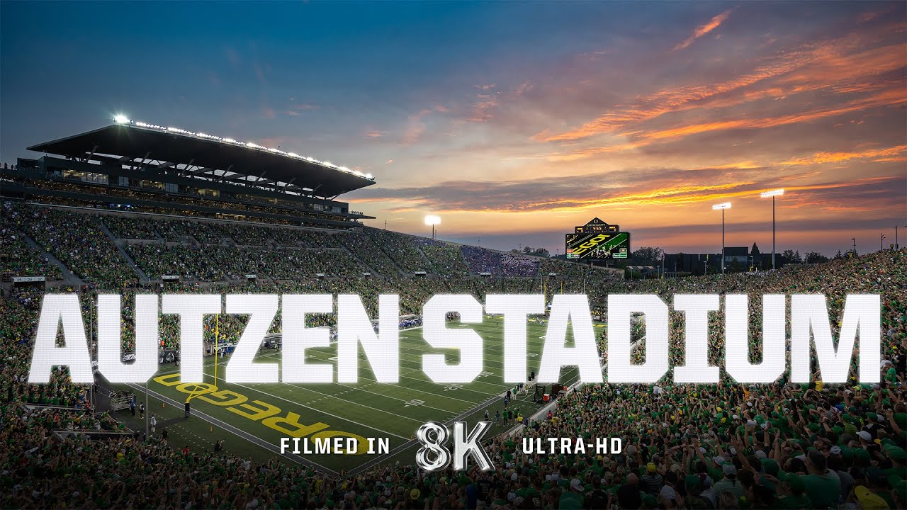 Oregon Football | Autzen Stadium in 8k - YouTube