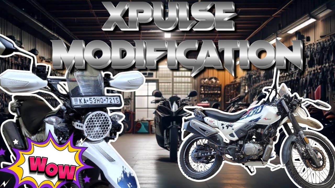 Xpulse Modification at Bangalore | ನನ್ನ xpulse ನ modification ಅಟ್ ...