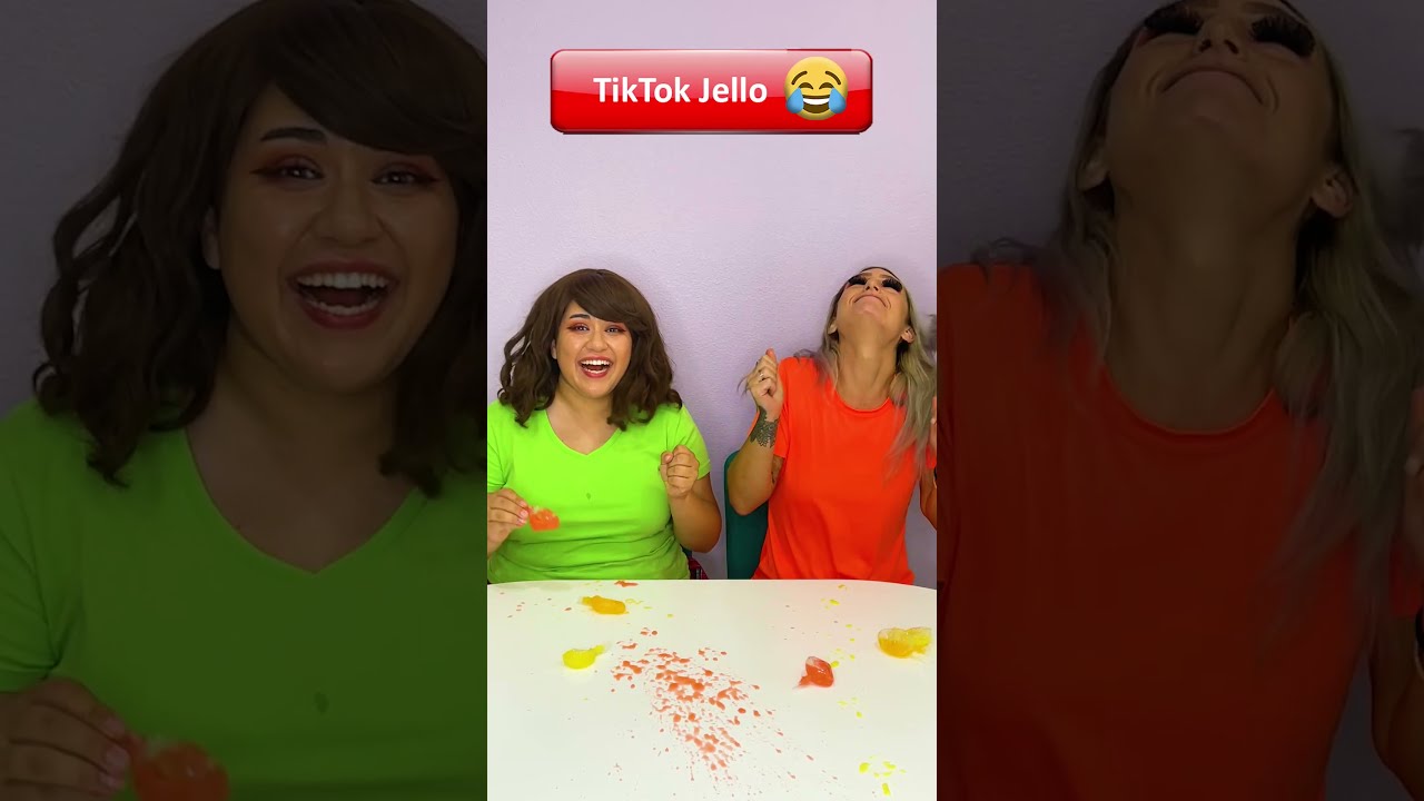 TIKTOK JELLO CHALLENGE! 😝 #shorts - YouTube
