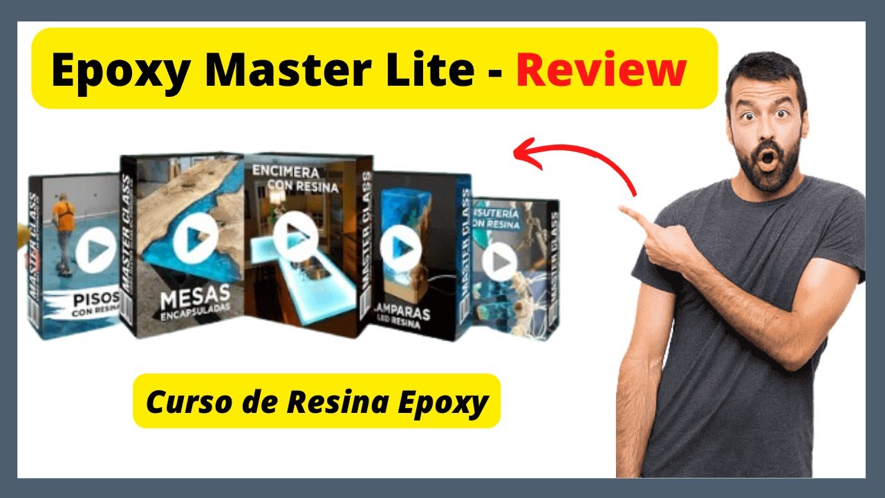 Epoxy Master Lite – Curso de Resina Epoxy - YouTube