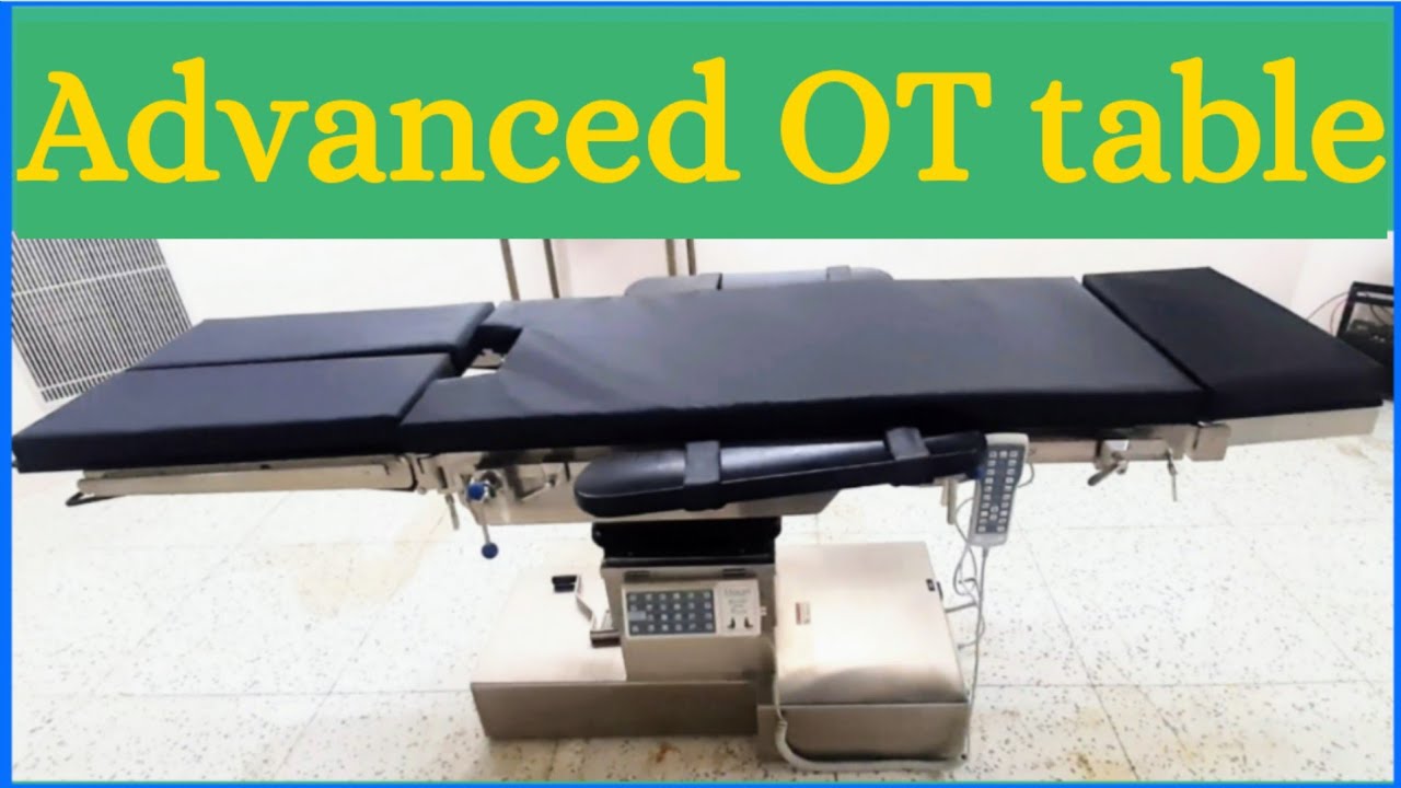 Advanced OT table #table #surgery - YouTube