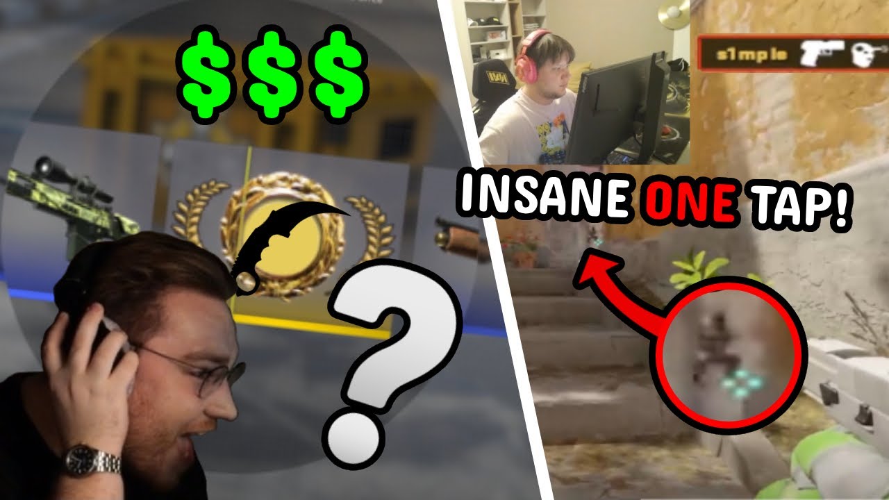 S1MPLE INSANE ONE TAP! ohnePIXEL drops NEW knife! (CS2 Twitch Highlights) - YouTube